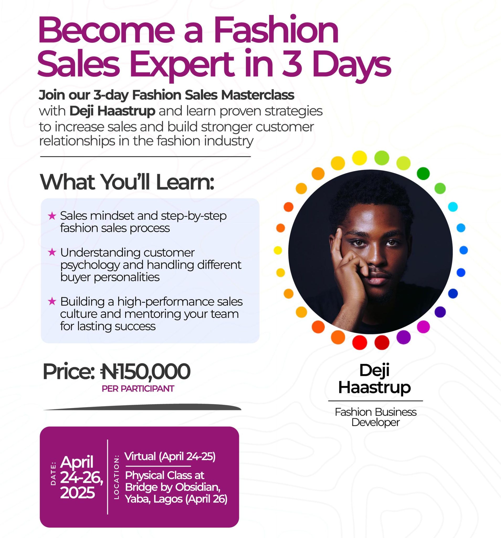 Sales Master Class - Obsidian Advisory Africa